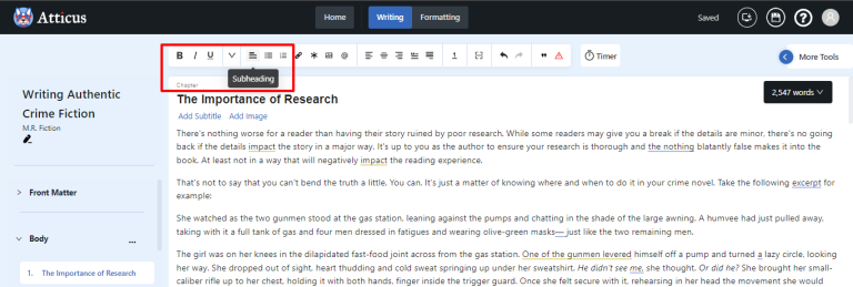 How to Format the Heading in a Book: A Complete Guide