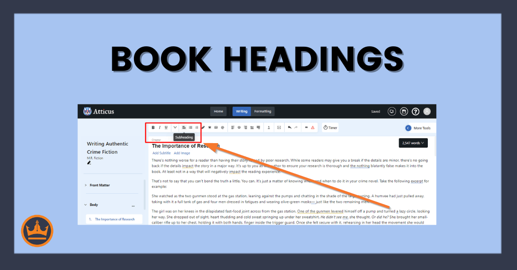 How To Format The Heading In A Book A Complete Guide