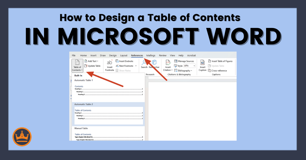 How To Create A Table Of Contents In Microsoft Word Simple Guide