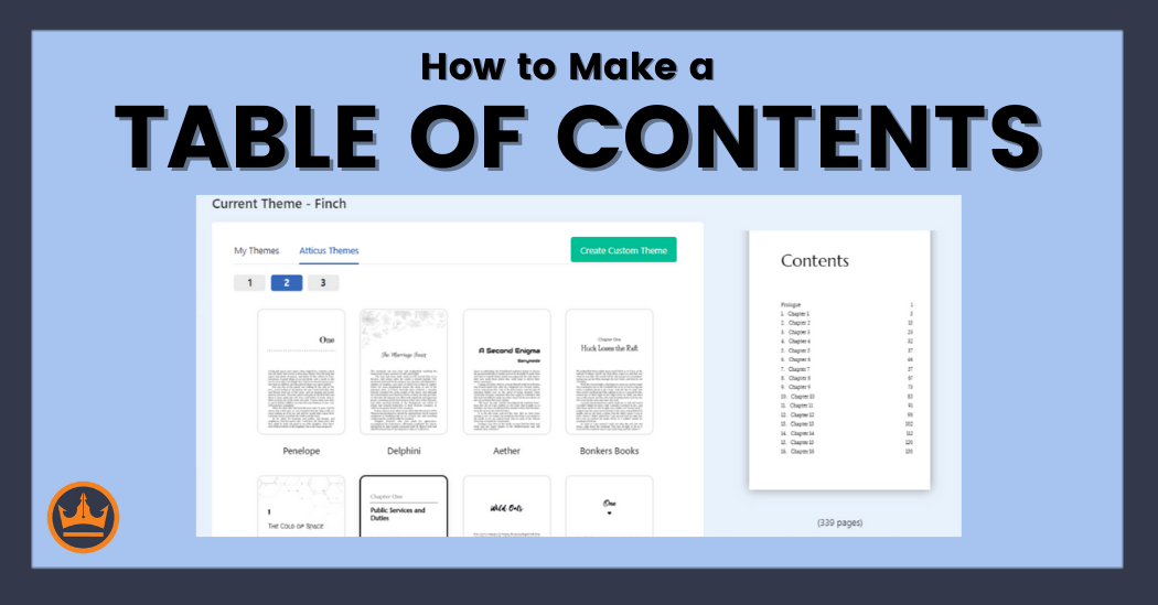 How To Make A Table Of Contents For Your Book The Easy Way 