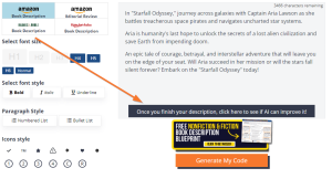 Kindlepreneur Free Amazon Book Description Generator