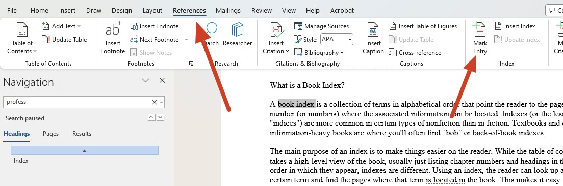 Index in a Book: How to Write and Format an Index | Kindlepreneur